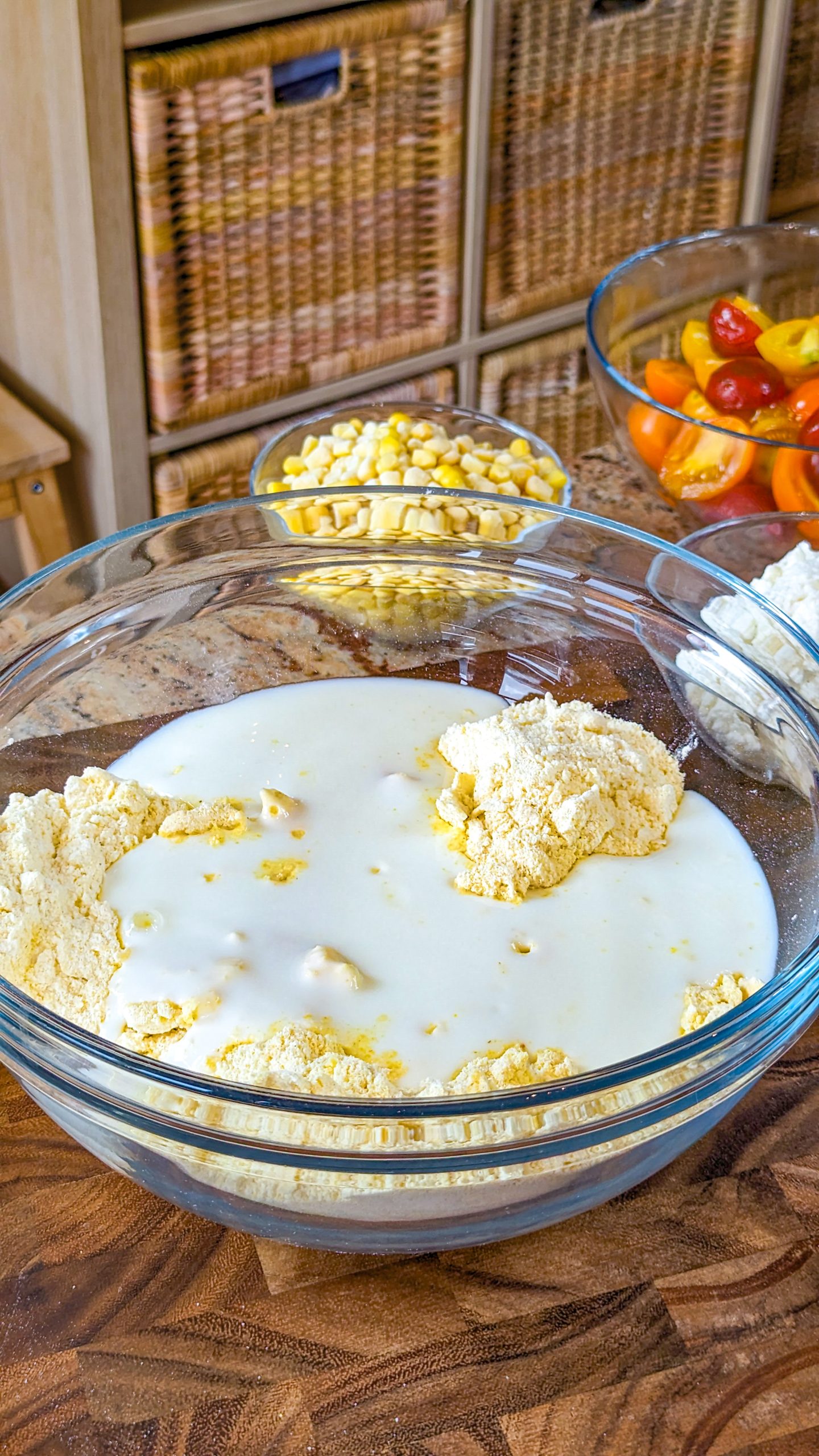 Tomato, corn, ricotta & parmesan cobbler - Home Chef World