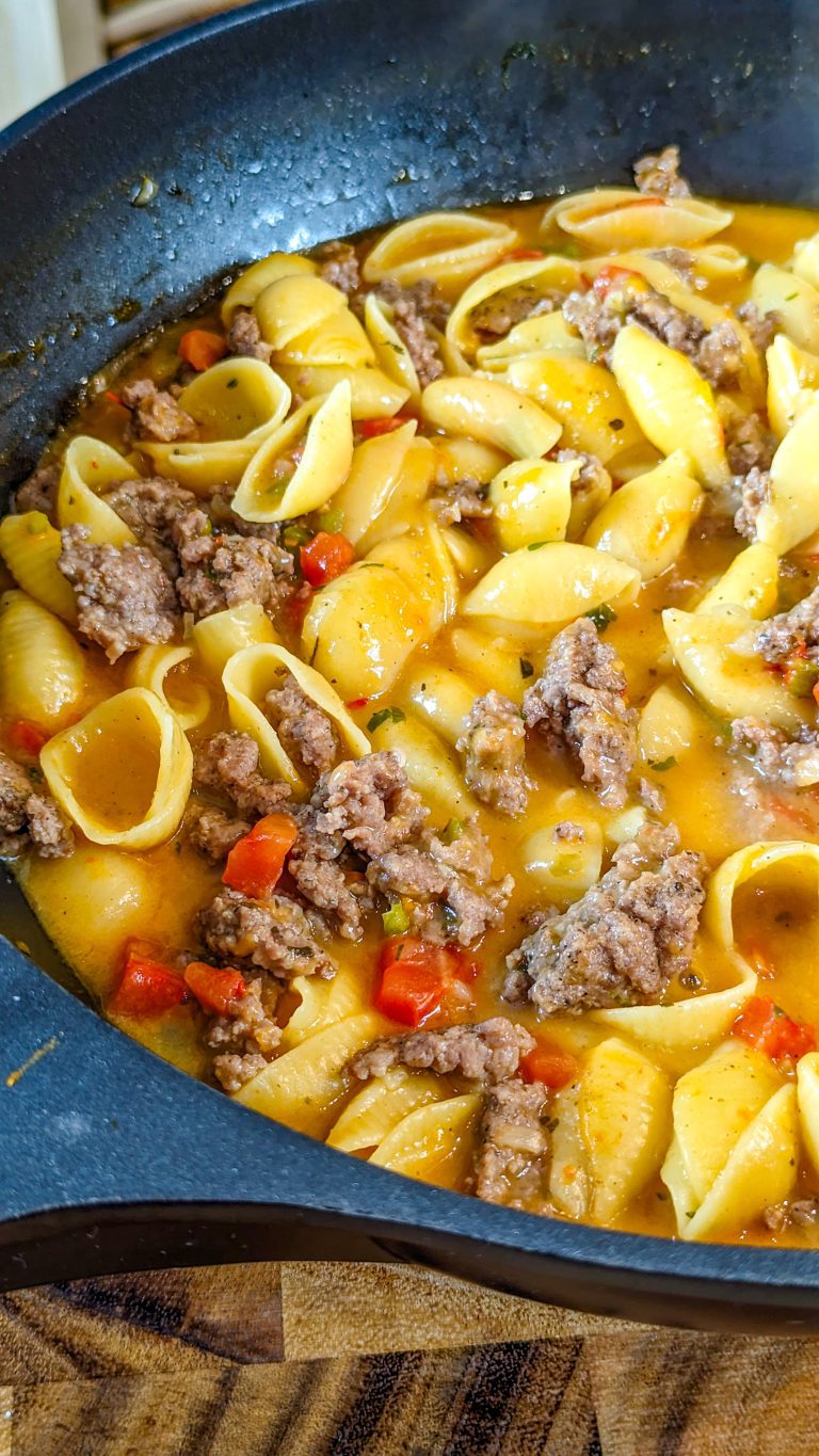 Pasta Shells with Ground Beef - Home Chef World